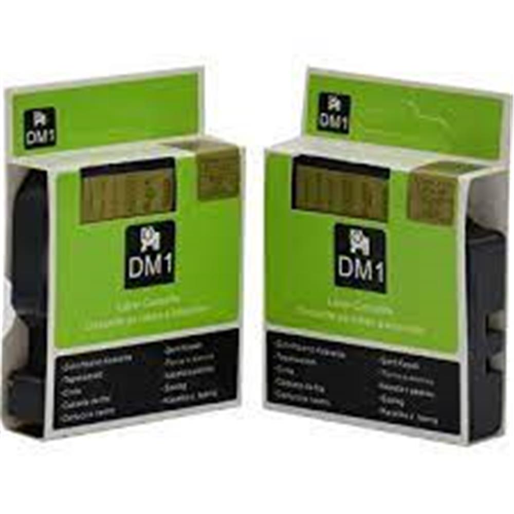 Dymo D1 Yedek Şerit 12mmX 7 Metre Siyah-Beyaz 45021 S0720610 - Emek ...